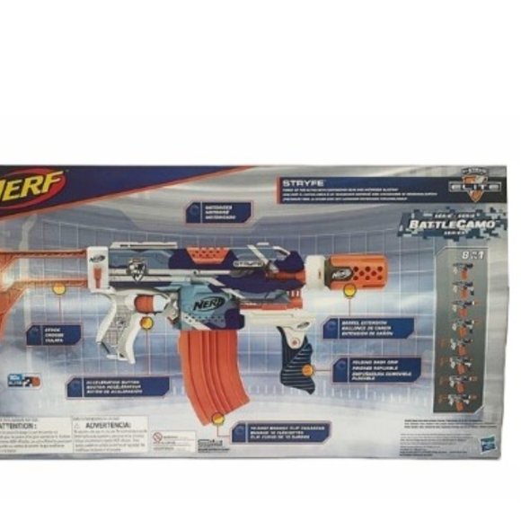 Nerf | Toys | Nerf N Strike Elite Battle Camo Series Stryfe 8in ...